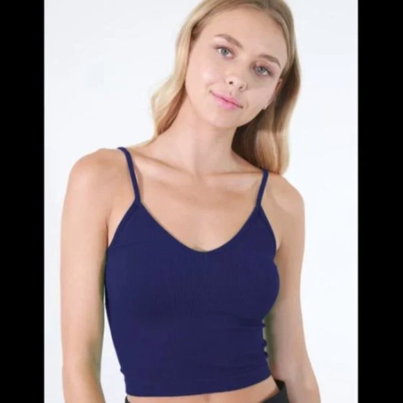 Nikibiki | Tops | New Lounging Fit Ribbed V Neck Crop Top By Nikibiki ...